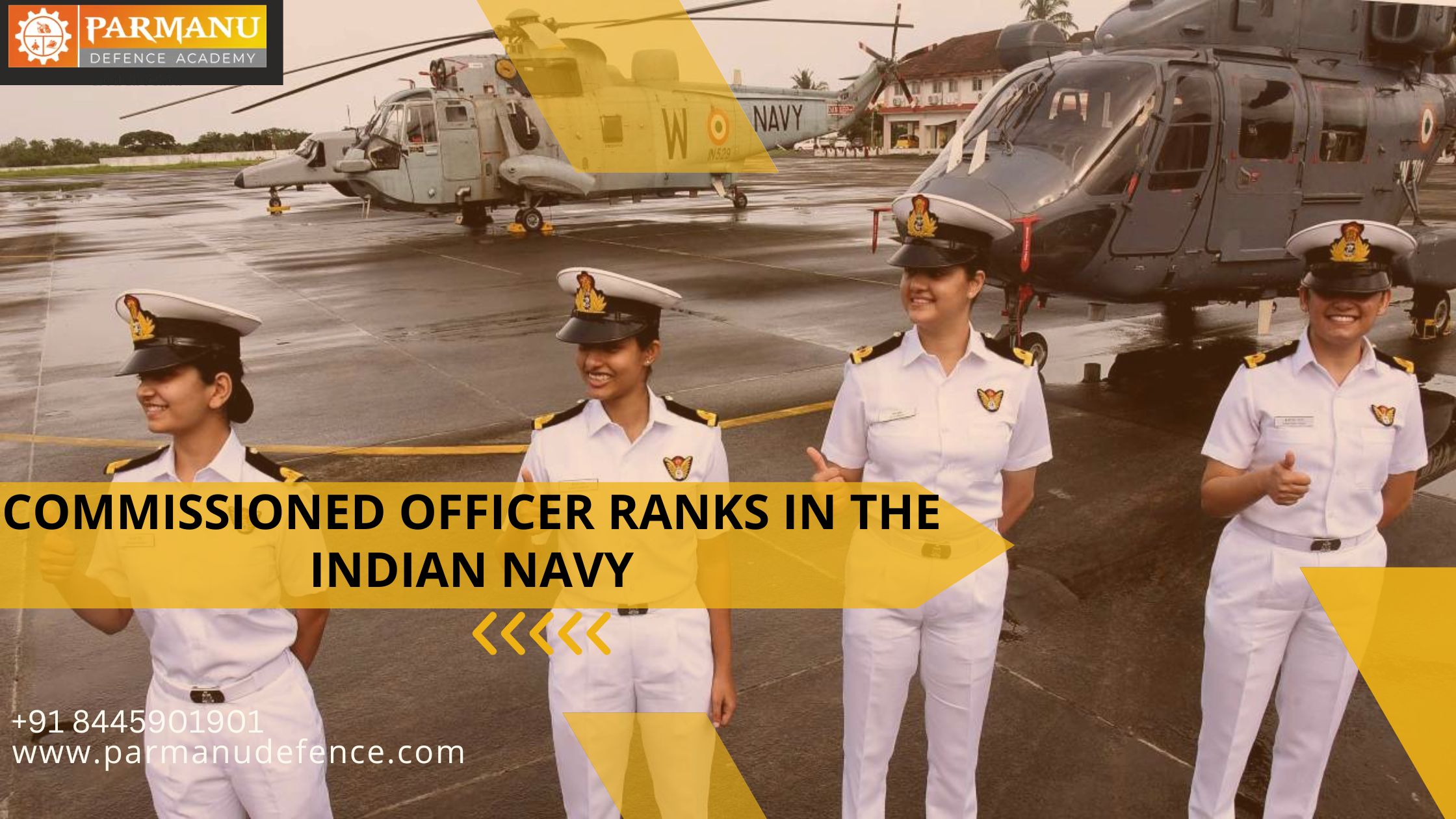 Commissioned Officer Ranks in the Indian Navy - Parmanu Defence Academy